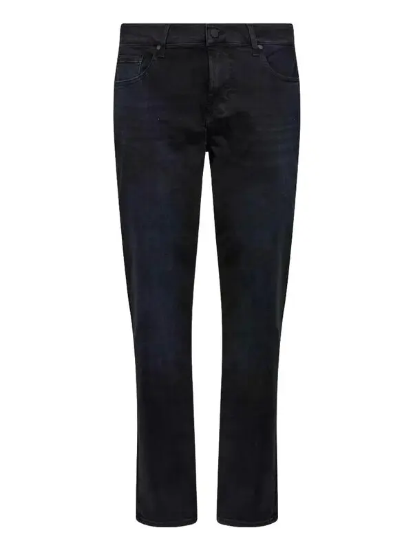 7 For All Mankind Faded Effect Slim-fit Jeans - Blue