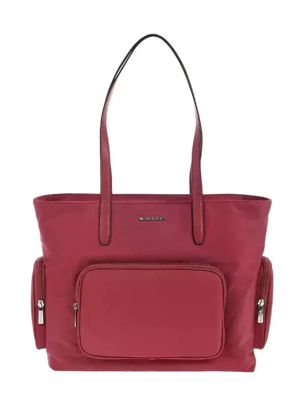 Michael Kors Logo Plaque Tote Bag - Red
