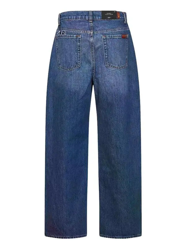 7 For All Mankind Straight-leg Jeans - Blue