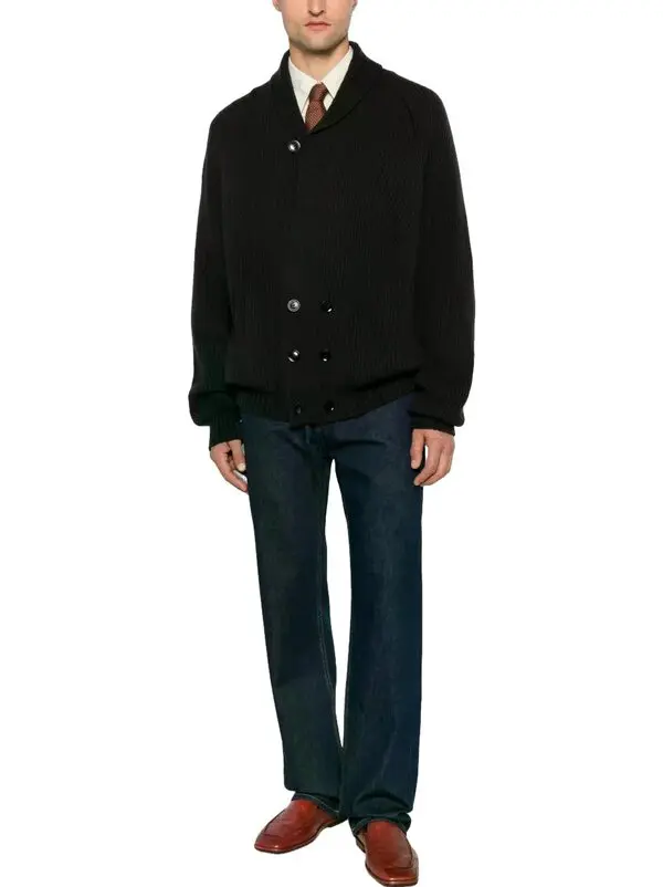 7 For All Mankind Contrast-stitch Straight-leg Jeans - Blue