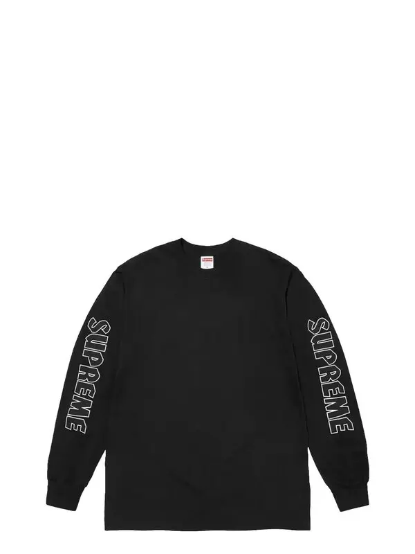 Supreme X Spitfire Logo Print Sweatshirt - Black