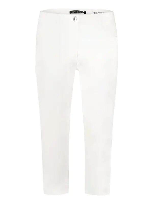 BETTY BARCLAY Cropped Trousers - White