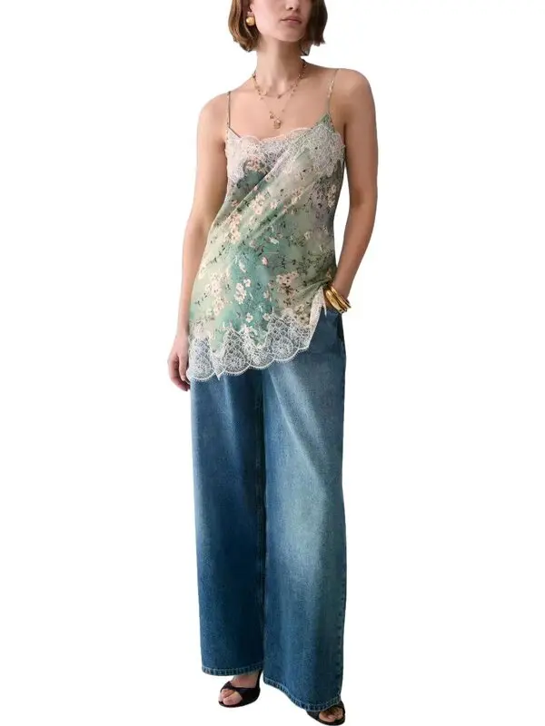 Liu Jo Flare Jeans With Belt - Blue