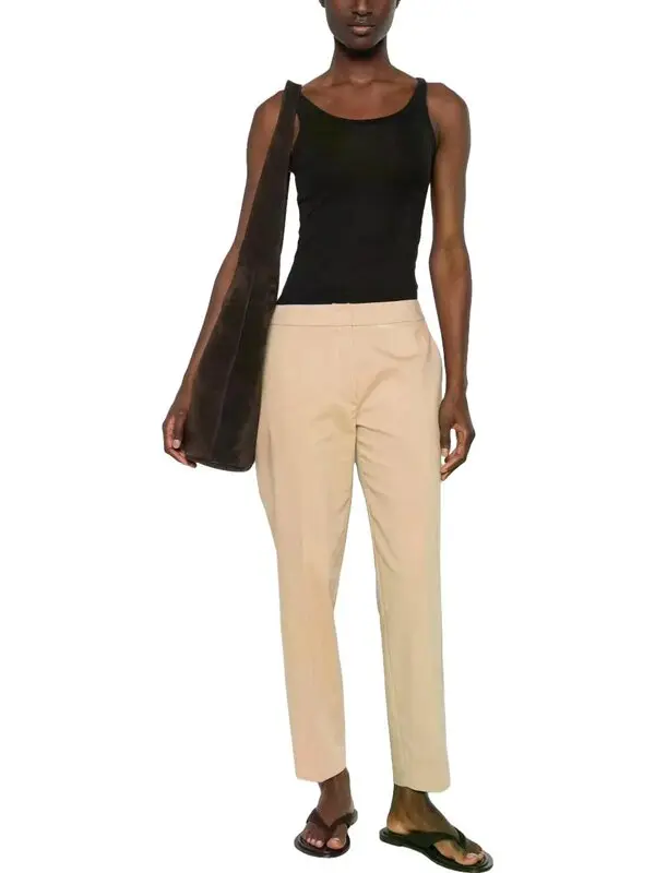 CLIPS Tailored Trousers With Elasticated Waistband - Neutrals