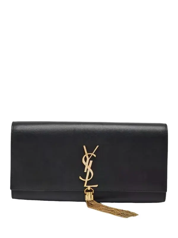 Saint Laurent 2018 Kate Tassel Clutch Bag - Black