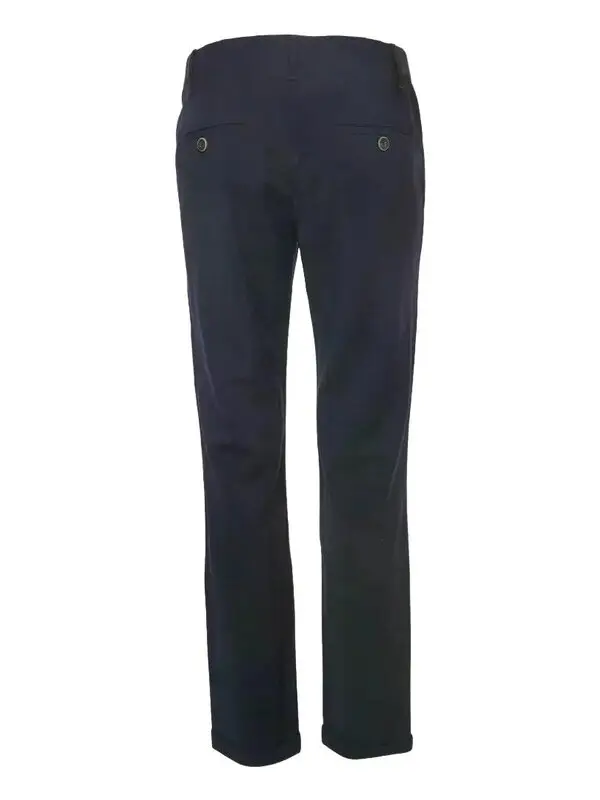 Brunello Cucinelli Tailored Trousers With Cuffed Hems - Blue