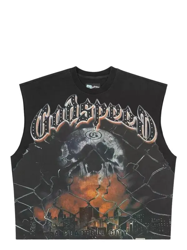 GODSPEED Fences Graphic-print T-shirt - Black