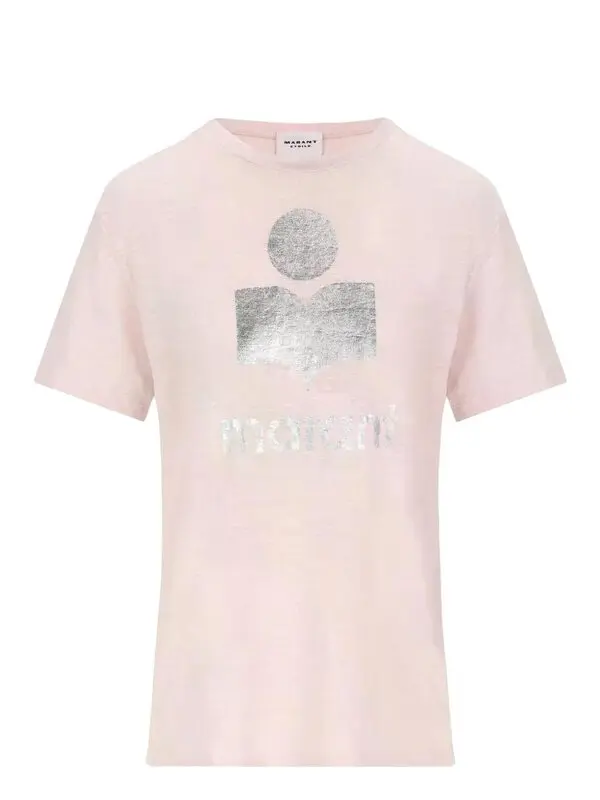 Isabel Marant Étoile Logo Print T-shirt - Pink