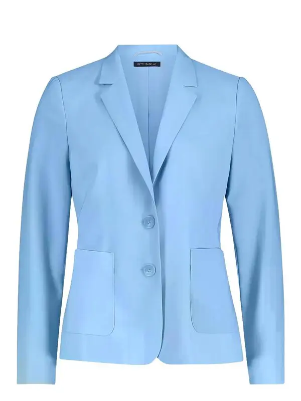 BETTY BARCLAY Notched Lapel Blazer - Blue