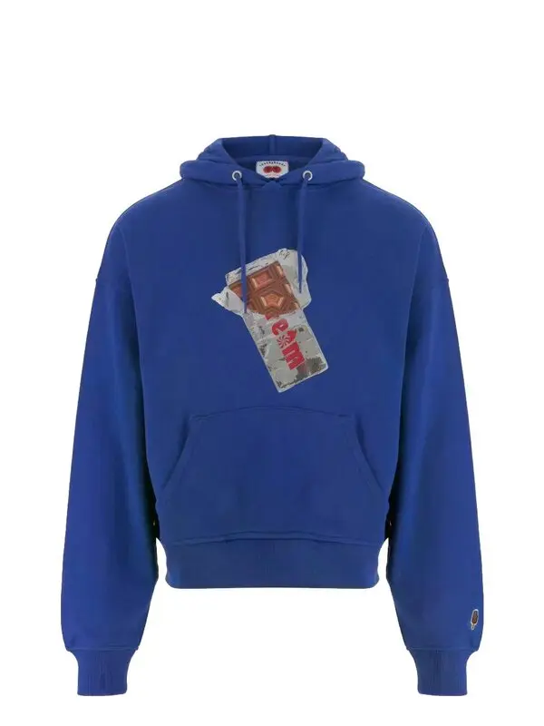 ICECREAM Chocolate Bar Popover Hoodie - Blue