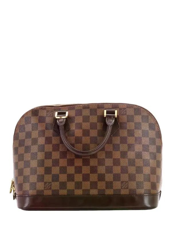 LOUIS VUITTON Damier Alma Pm Satchel - Brown