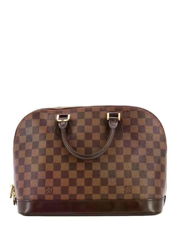 LOUIS VUITTON Damier Alma Pm Satchel - Brown