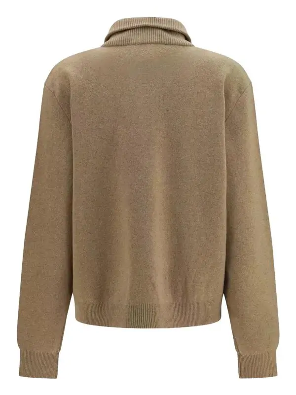 RÓHE Mouliné Zip-fastening Sweater - Neutrals