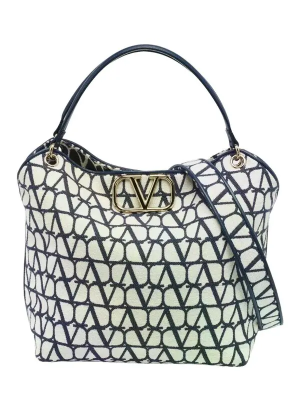 Valentino Garavani Iconographe Vlogo Tote Bag - Neutrals