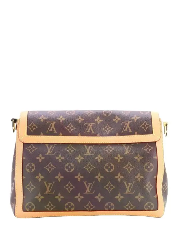 LOUIS VUITTON Dauphine Soft Monogram Canvas Gm Shoulder Bag - Brown