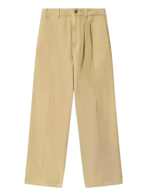 MARANT Isabel Kostinur Pleated Cotton Pants - Neutrals