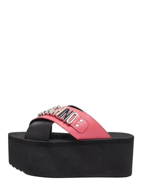 Moschino Platform Sandals - Pink
