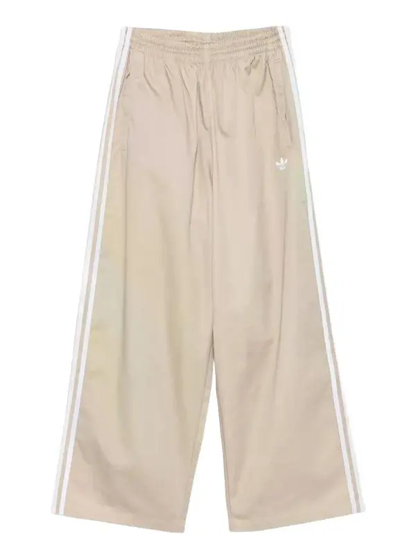 Adidas Adicolor Sst Logo-embroidered Trousers - Neutrals