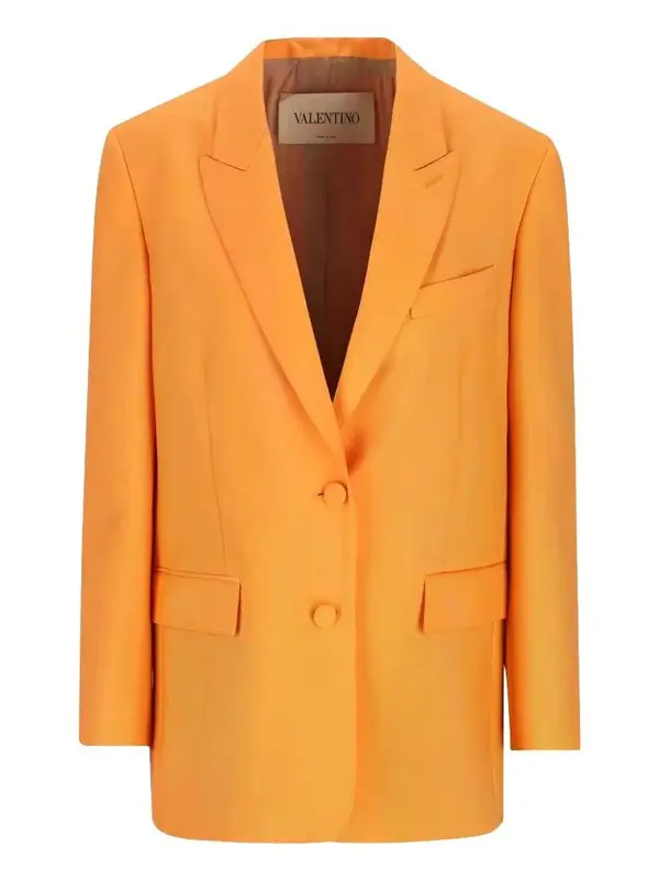 Valentino Garavani Single-breasted Blazer - Orange