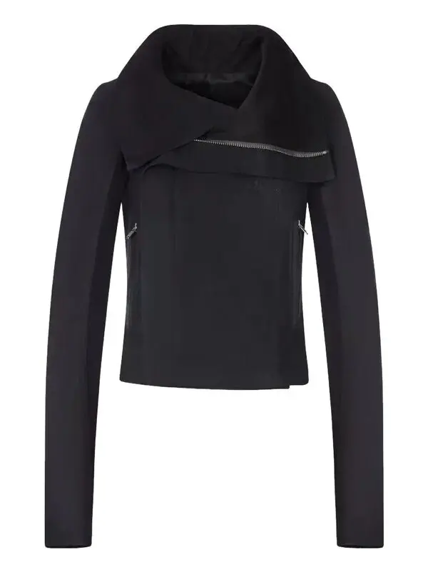 Rick Owens Long Sleeve Zip Jacket - Black