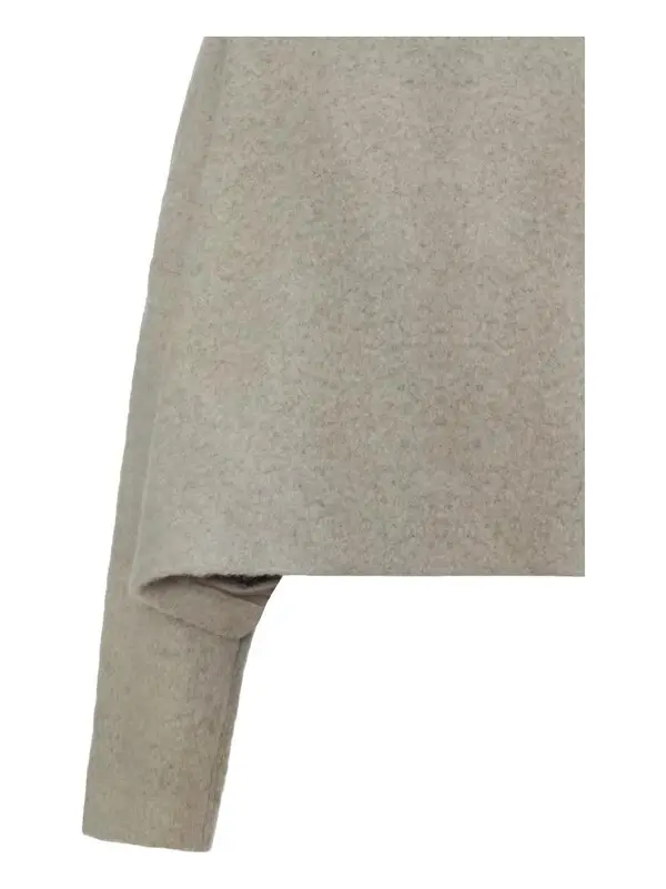 Rick Owens Jumbo High-neck Sweater - Grey