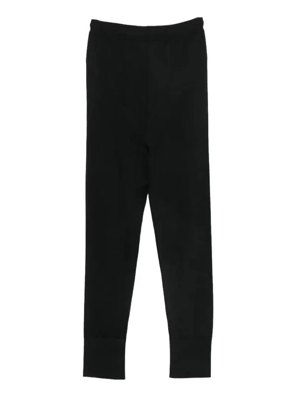 Malo Fine-knit Cashmere Leggings - Black
