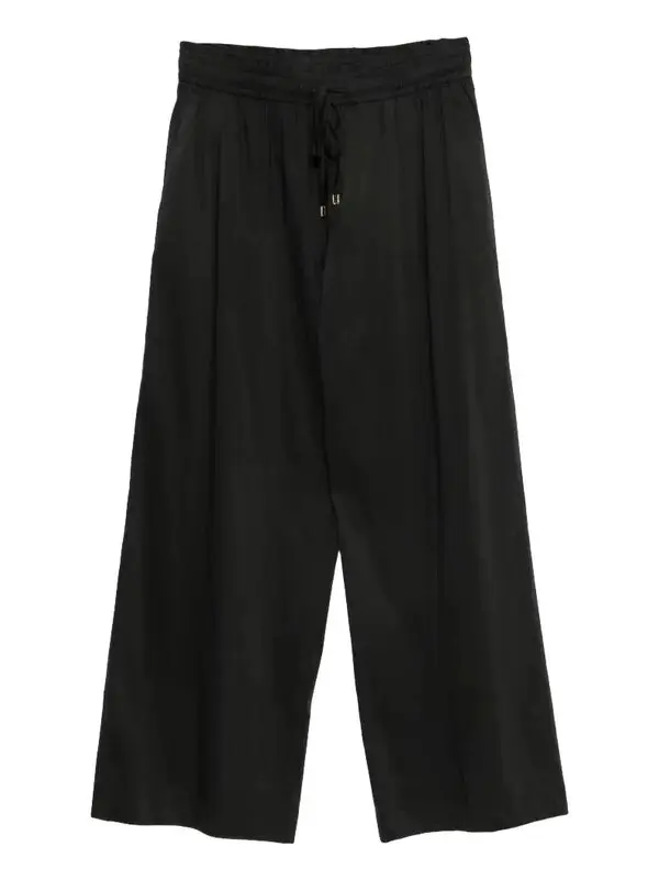 CLIPS Drawstring Waist Trousers - Black