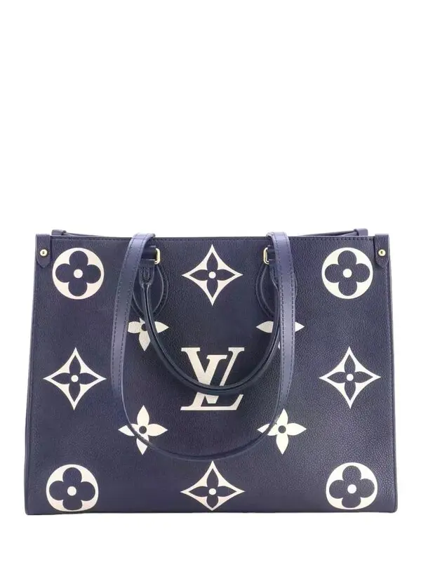 LOUIS VUITTON Monogram Empreinte Giant Mm Onthego Tote Bag - Blue