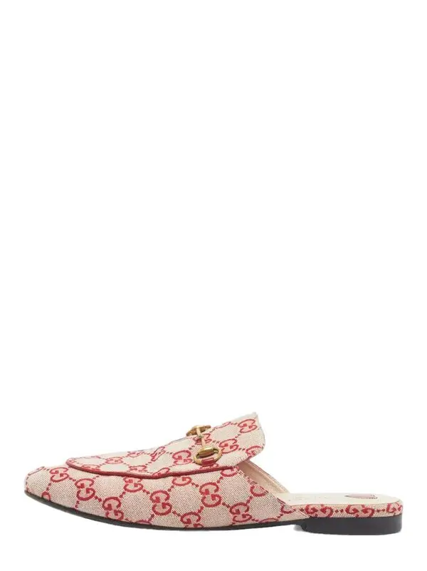 Gucci Princetown Horsebit Flat Mules - Pink