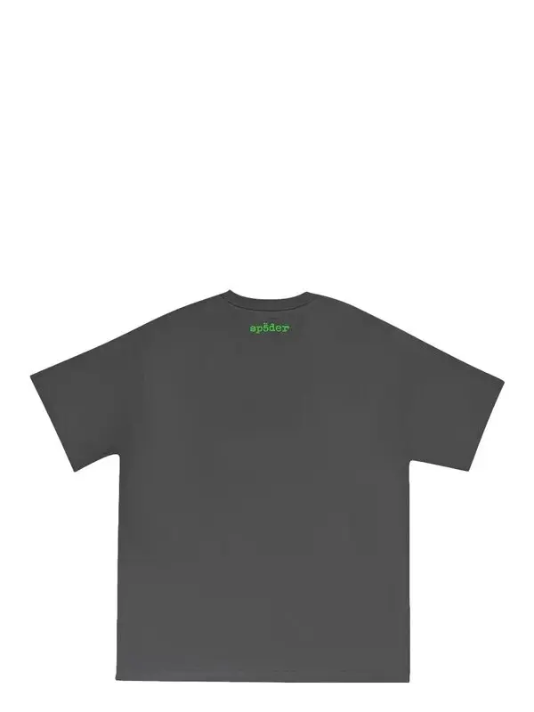 SP5DER Fingerprint Logo-print T-shirt - Grey