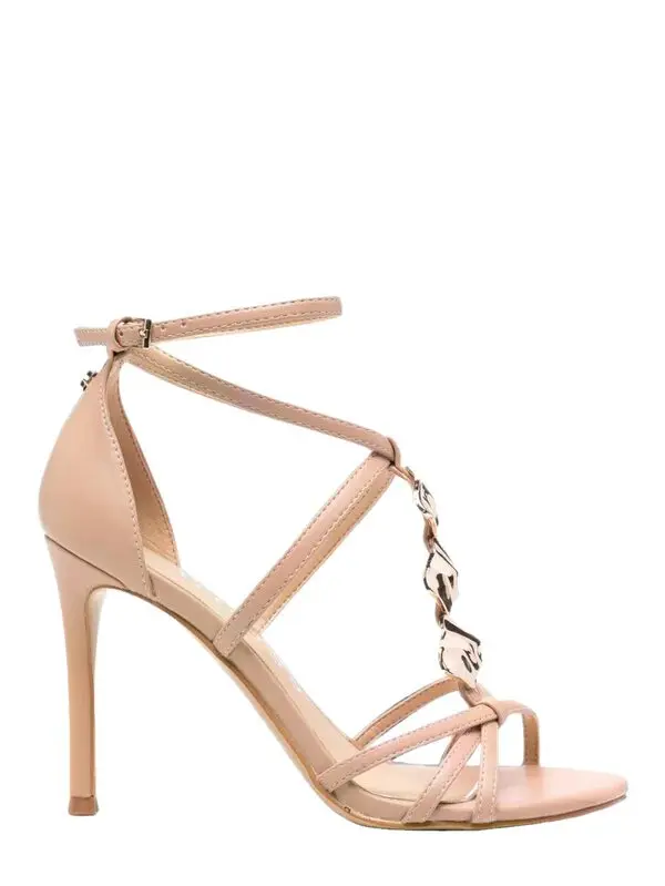 Guess Strappy Stiletto Heeled Sandals - Neutrals