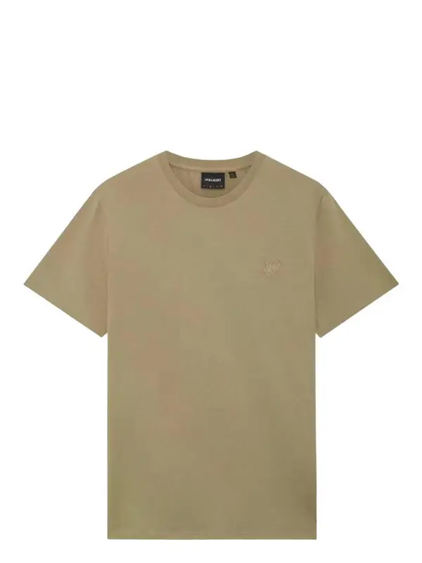 LYLE & SCOTT Logo-embroidered T-shirt - Neutrals
