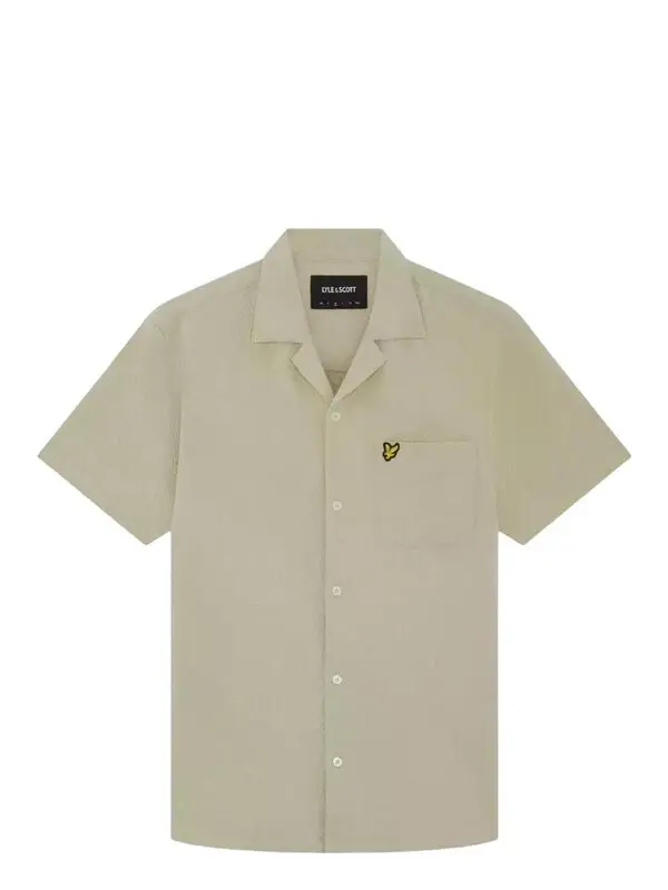 LYLE & SCOTT Crinkle Resort Shirt - Neutrals
