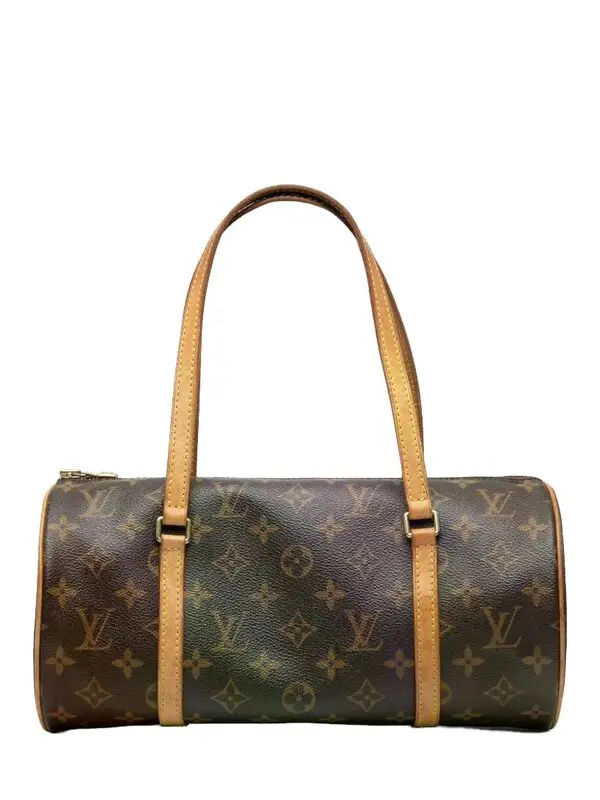 LOUIS VUITTON 2003 Monogram Papillon 30 Handbag - Brown