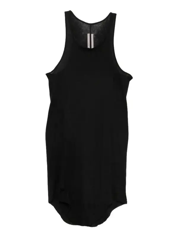 Rick Owens Ribbed Knit Tank Top - Black