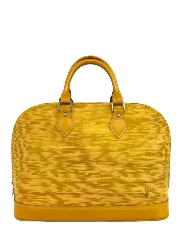 LOUIS VUITTON 2002 Epi Alma Pm Handbag - Yellow