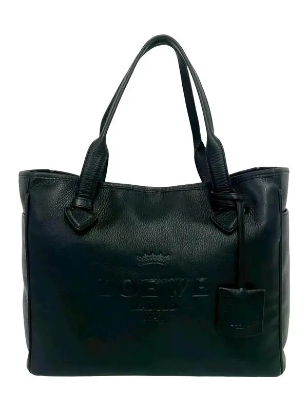 Loewe Heritage Tote Bag - Black