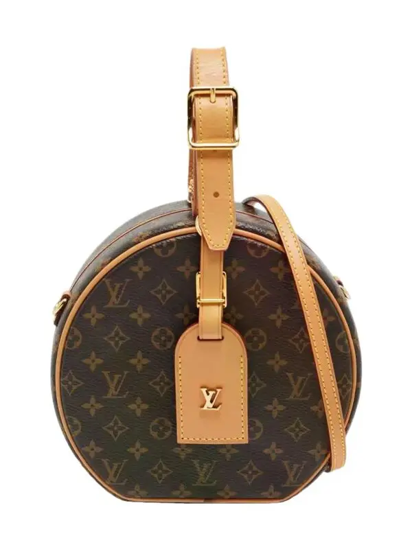 LOUIS VUITTON Monogram Petite Boîte Chapeau Mini Tote Bag - Brown