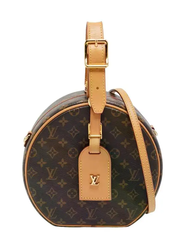 LOUIS VUITTON Monogram Petite Boîte Chapeau Mini Tote Bag - Brown