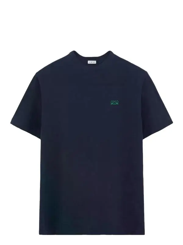 Loewe Regular Fit T-shirt In Cotton - Blue