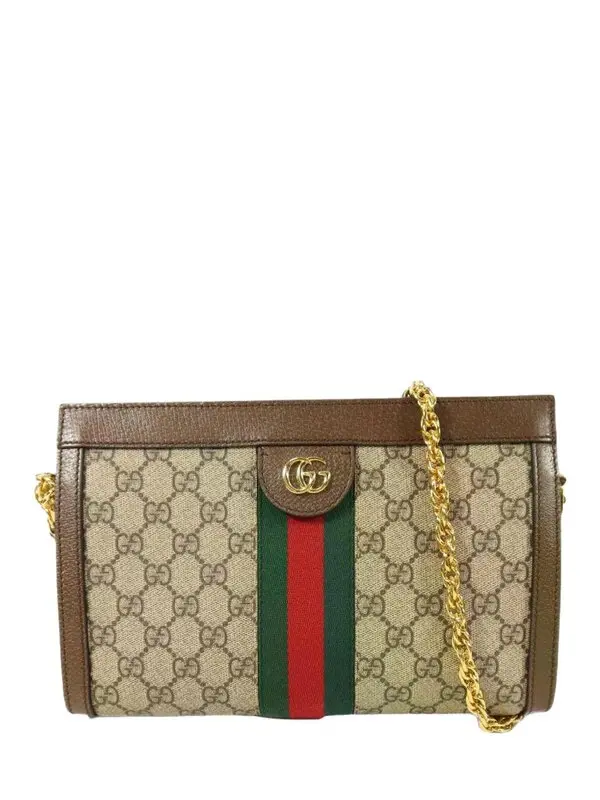 Gucci Ophidia Gg Shoulder Bag - Neutrals