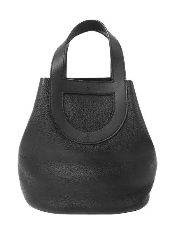 Hermès Grained Leather 2024 In The Loop 23 Tote Bag - Black