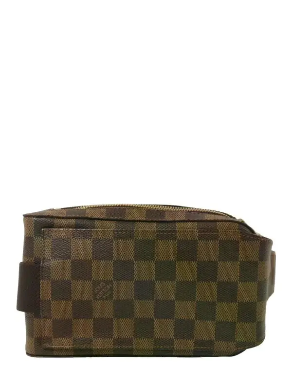 LOUIS VUITTON Geronimos Belt Bag In Damier Canvas - Brown
