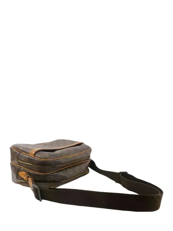 LOUIS VUITTON Monogram Reporter Pm Shoulder Bag - Brown