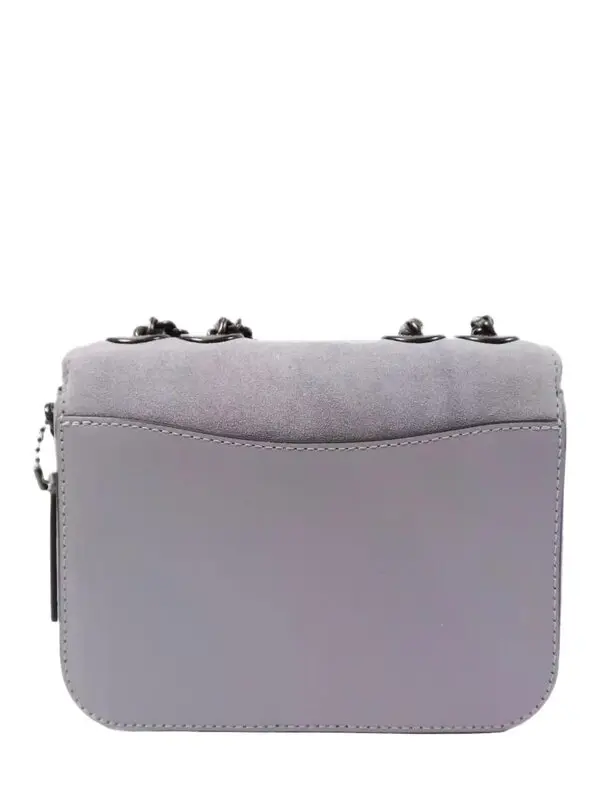 COACH VINTAGE Suede Shoulder Bag - Grey