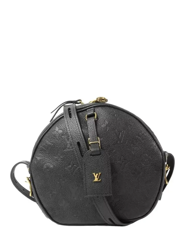 LOUIS VUITTON Monogram Empreinte Boite Chapeau Souple Shoulder Bag - Black
