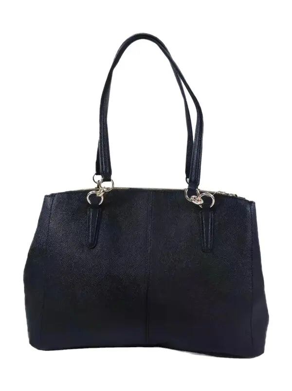 COACH VINTAGE Logo Detail Shoulder Bag - Black