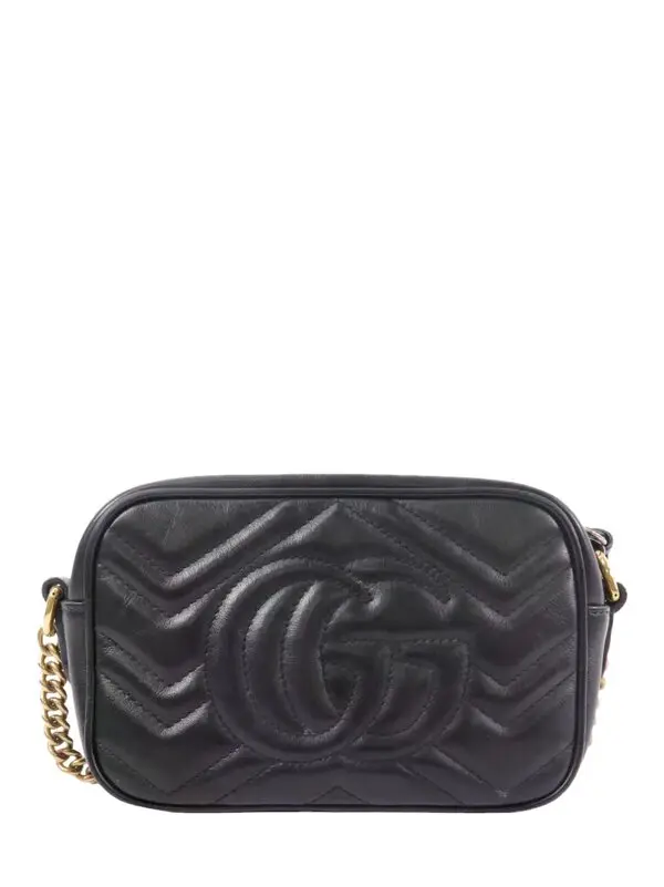 Gucci Gg Marmont Shoulder Bag - Black