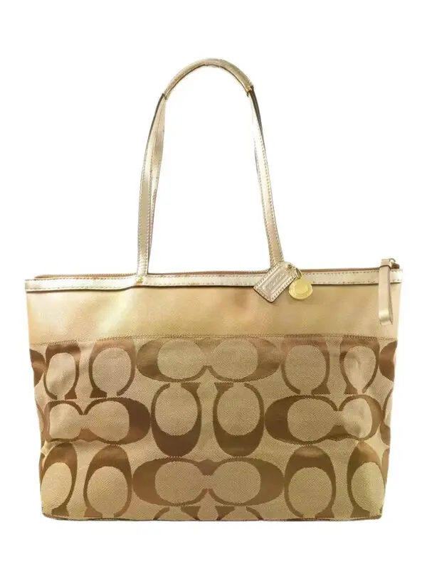 COACH VINTAGE Logo-detail Tote Bag - Neutrals