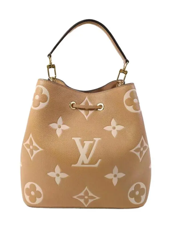 LOUIS VUITTON Monogram Empreinte Neo Noe Bucket Bag - Neutrals